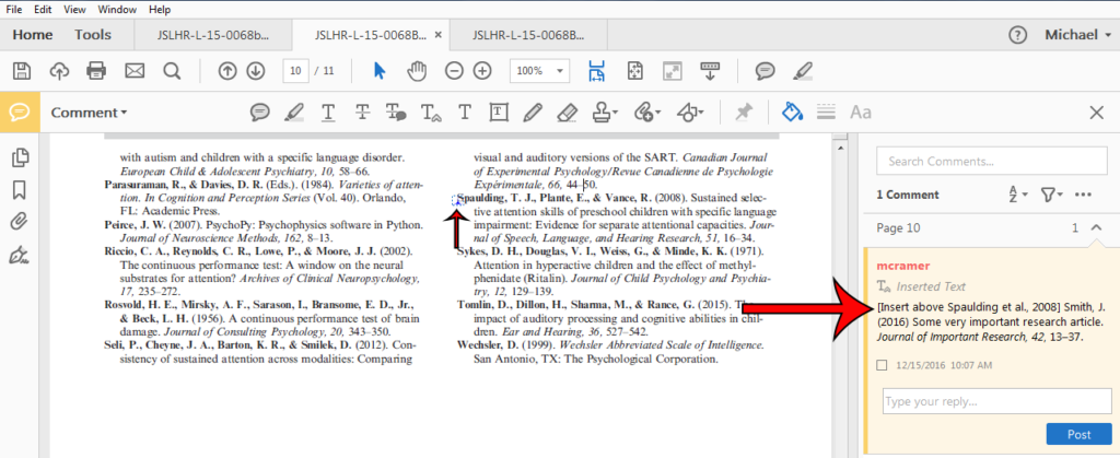 Annotating Your PDF Proof With Adobe | ASHA Journals Academy